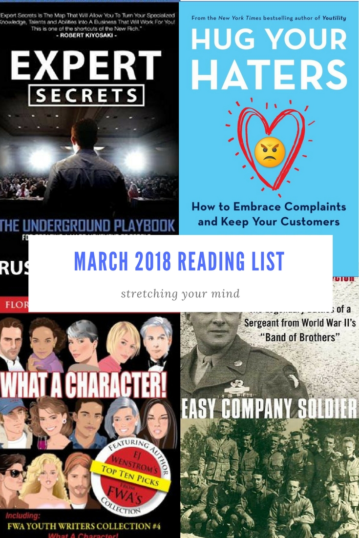 March 2018 Reading List | Tubarks - The Musings of Stan Skrabut