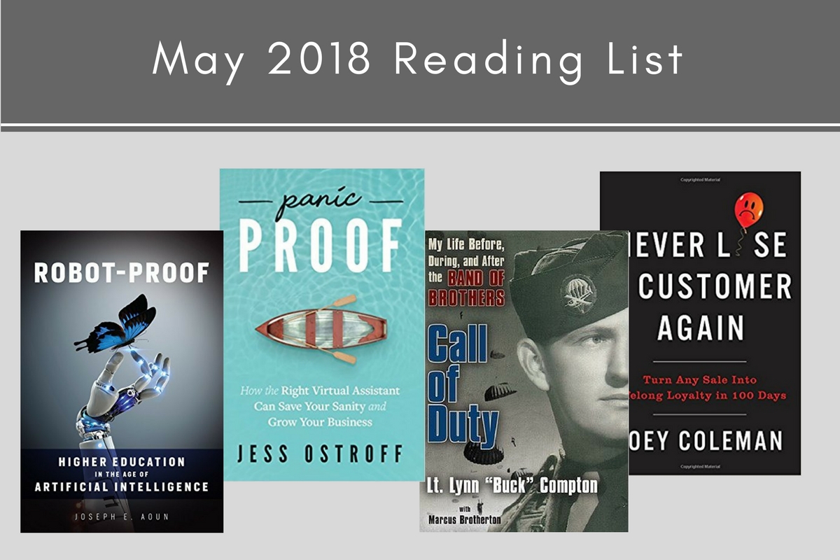 May 2018 Reading List | Tubarks - The Musings of Stan Skrabut