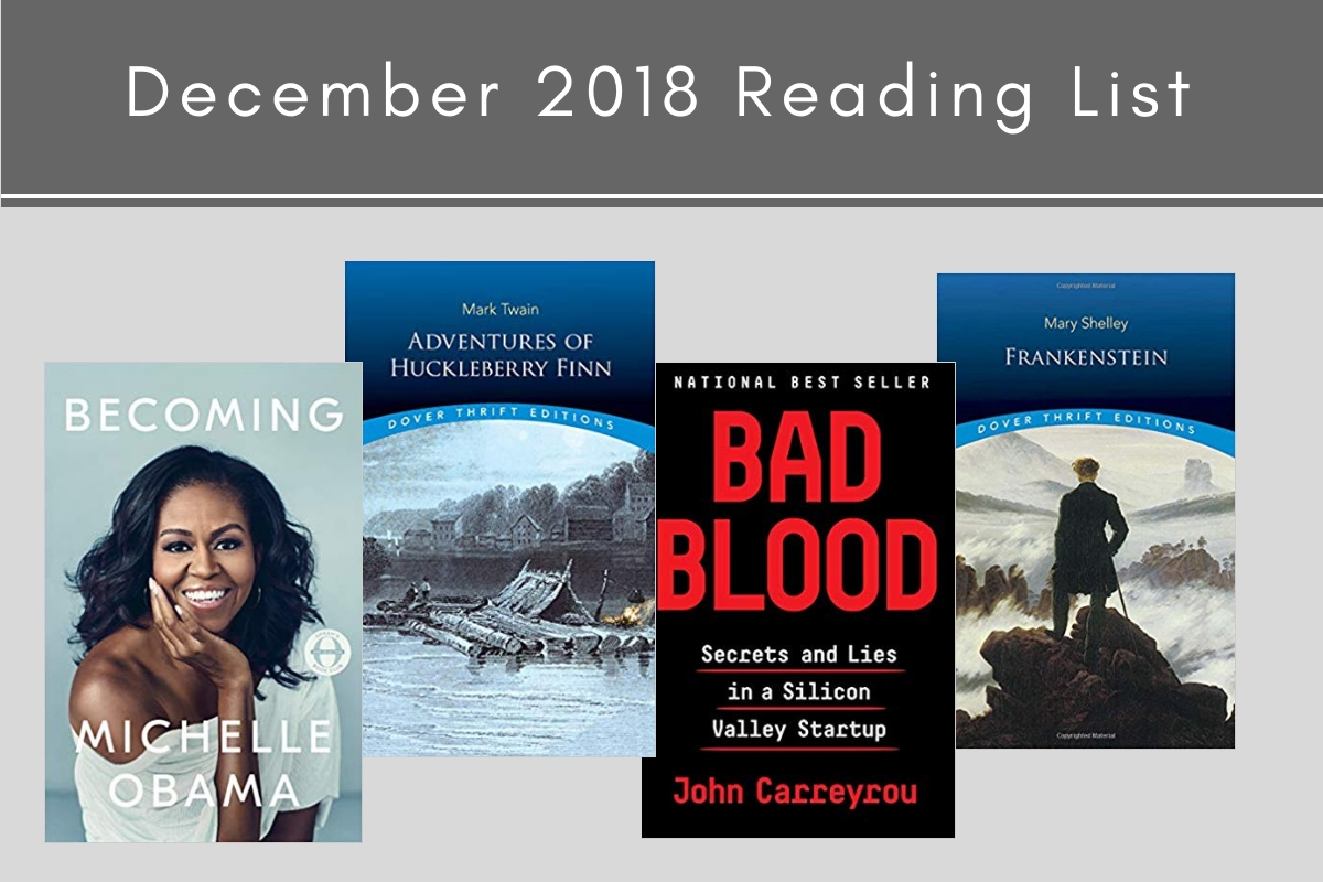 December 2018 Reading List | Tubarks - The Musings of Stan Skrabut